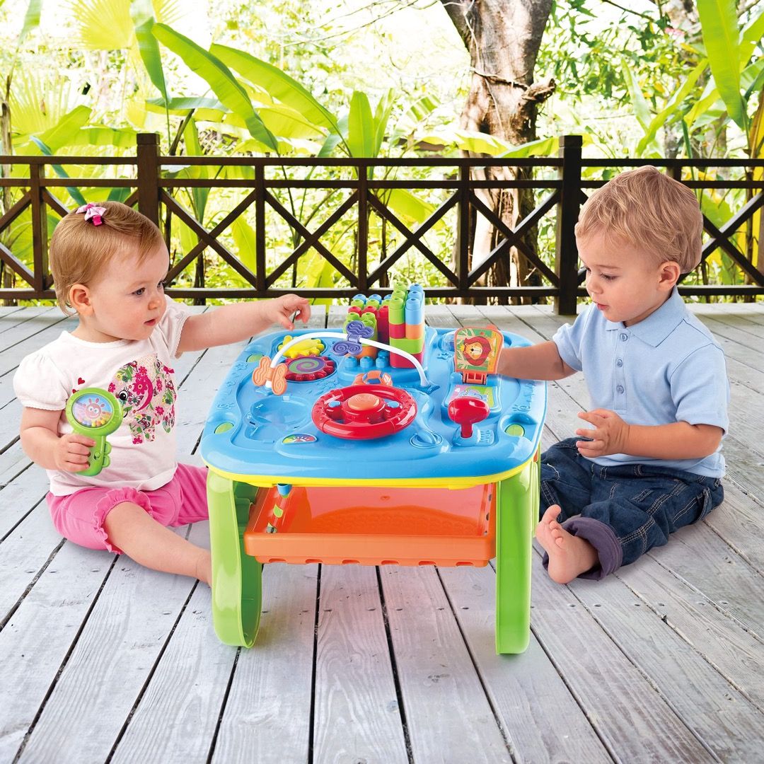 2 in 1 activity table blocks, Babies & Kids, Infant Playtime on Carousell