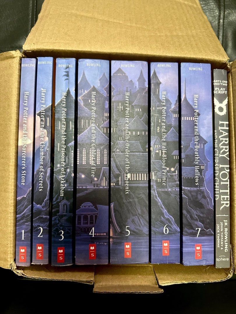 7-8 books Harry Potter complete books set s, Hobbies & Toys, Books ...