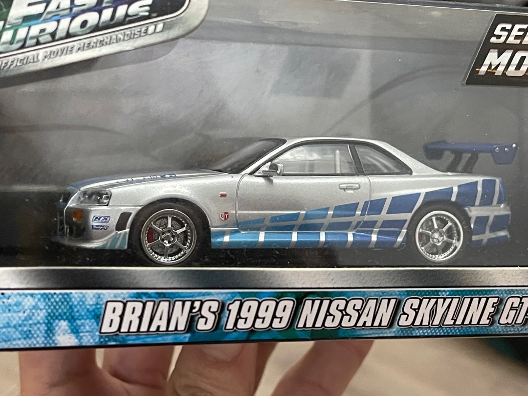 經典 Fast & Furious Brian’s Nissan Skyline GTR34, 興趣及遊戲, 玩具 & 遊戲類 - Carousell