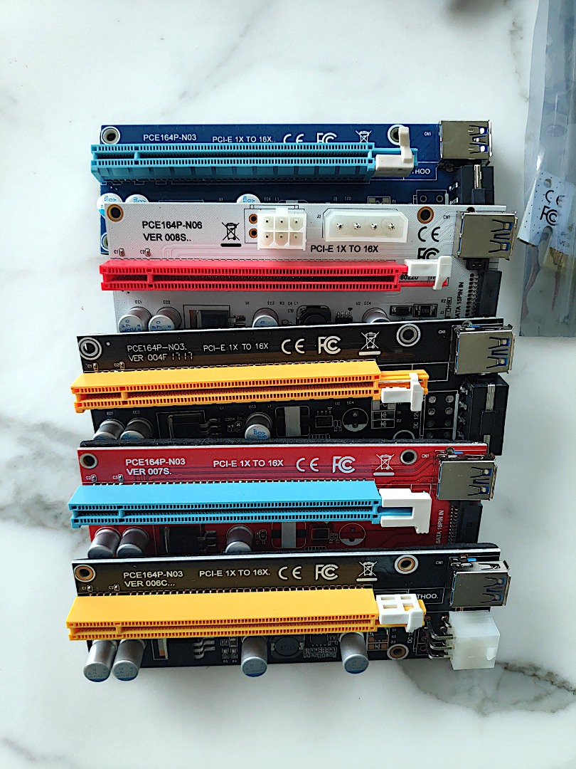 大量 PCE164P USB 3.0 PCI-E Express 1x to 16x PCIE Extender Riser Card SBC ...