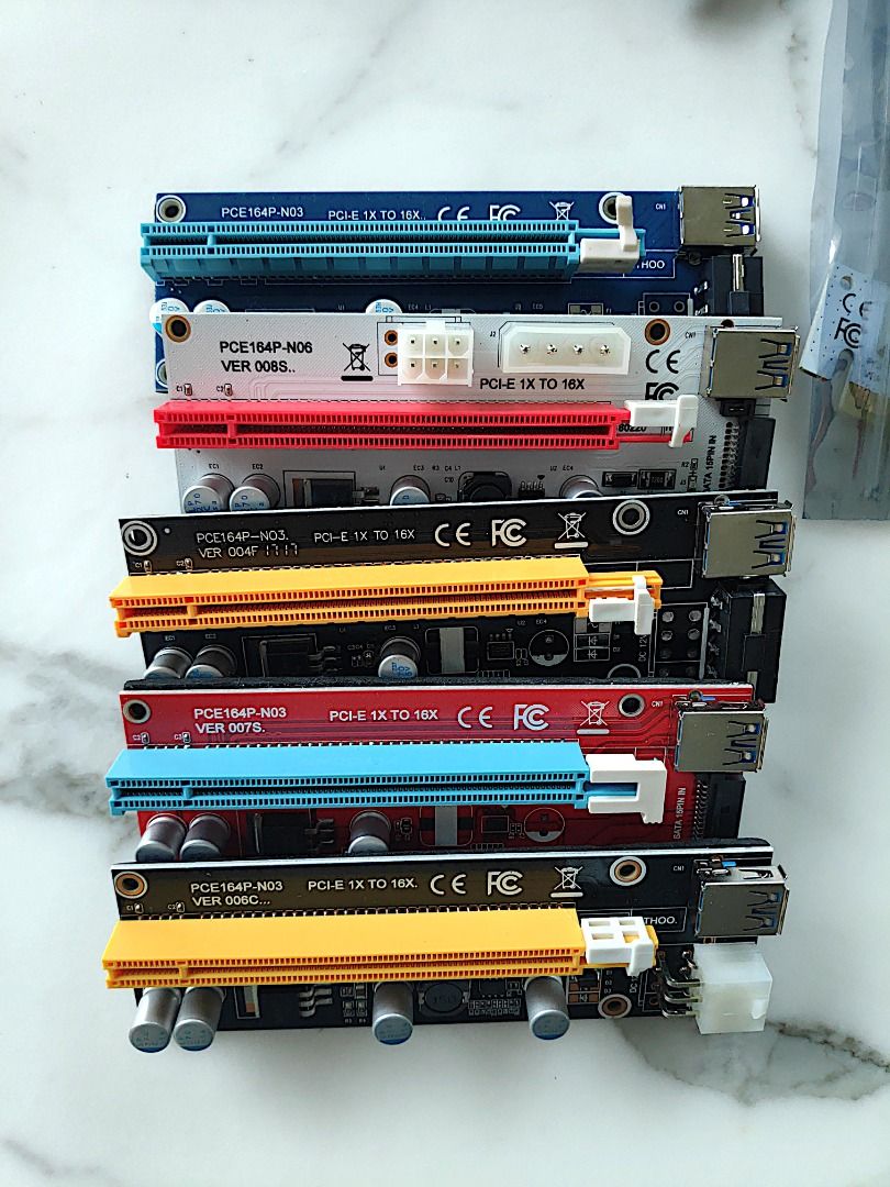 大量 PCE164P USB 3.0 PCI-E Express 1x to 16x PCIE Extender Riser Card SBC ...
