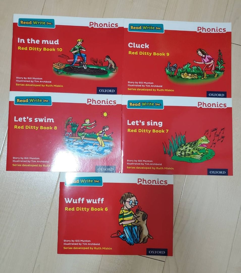 近全新 RWI Red books, 興趣及遊戲, 書本 & 文具, 小朋友書 - Carousell
