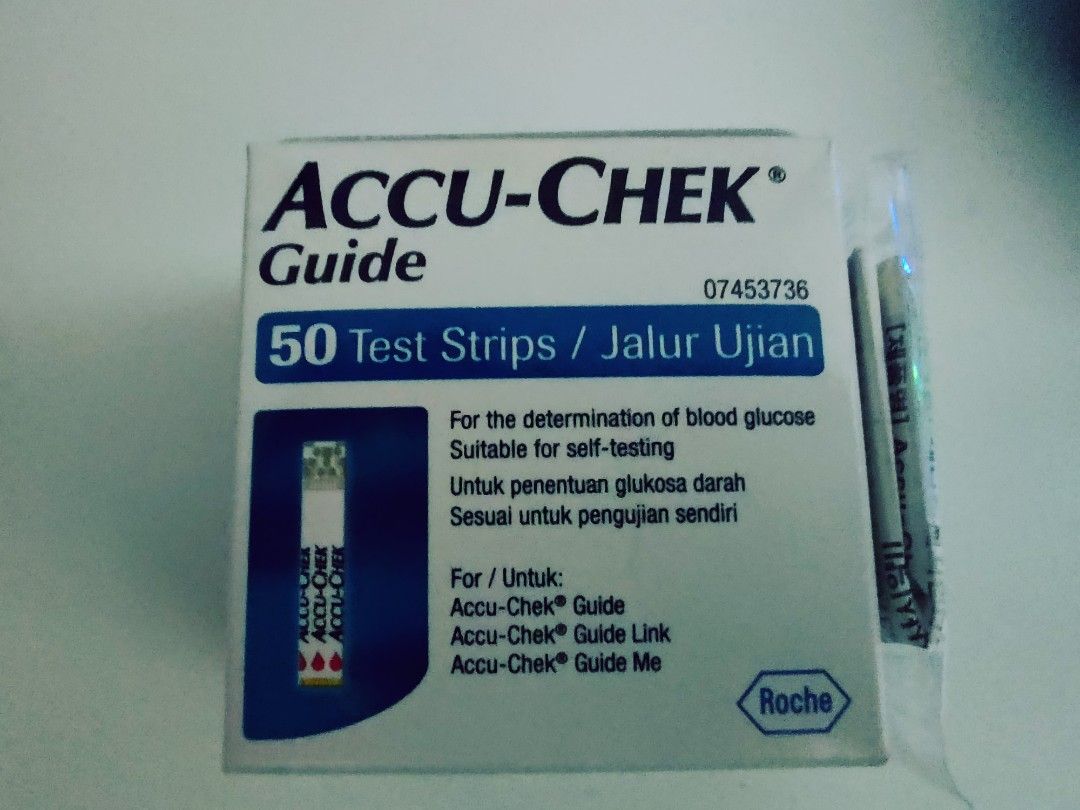 Accu-Check Test Strip, Health & Nutrition, Medical Supplies & Tools on ...