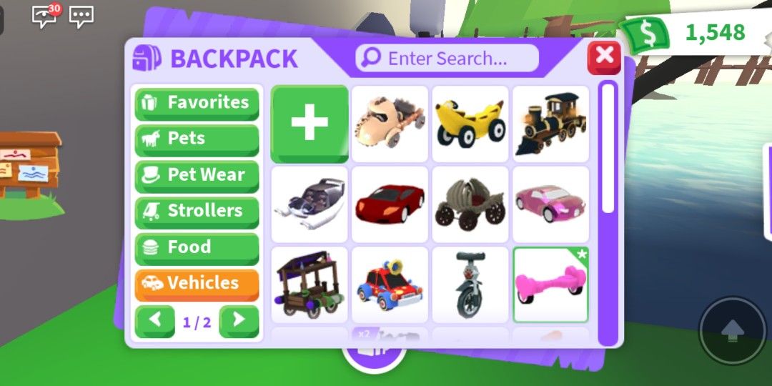 ADOPT ME LEGENDARY CARS, Video Gaming, Video Games, Others on Carousell