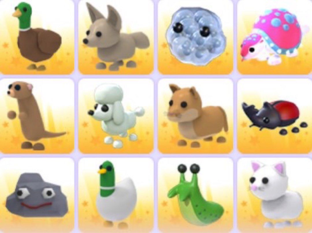 Adopt Me Roblox - Common/Uncommon Pets, Video Gaming, Gaming ...
