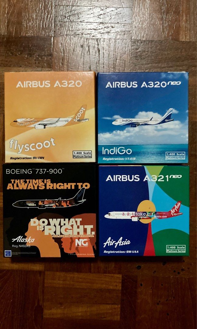 Airbus and Boeing narrow body aircraft 1:400 models, Hobbies & Toys ...
