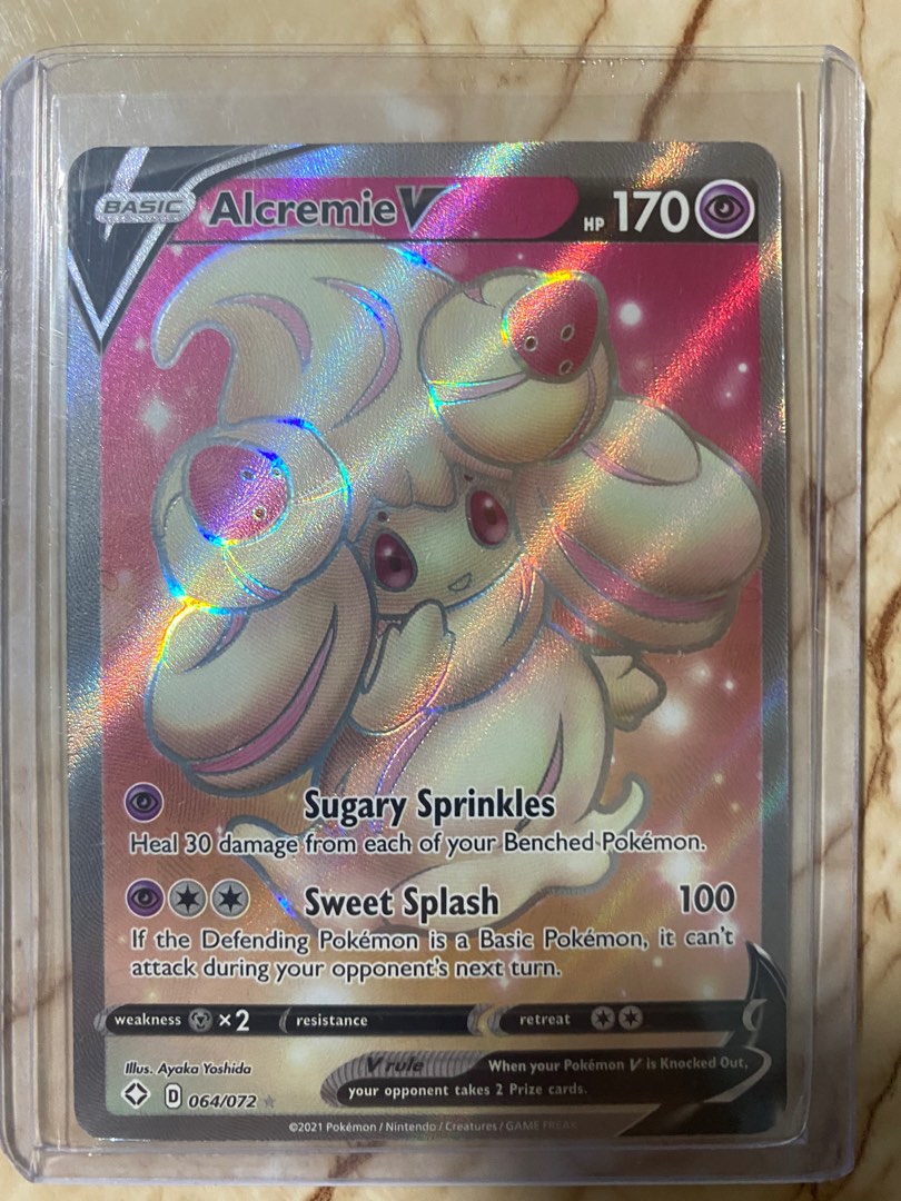 Alcremie V Full Art Ultra Rare, Hobbies & Toys, Toys & Games on Carousell