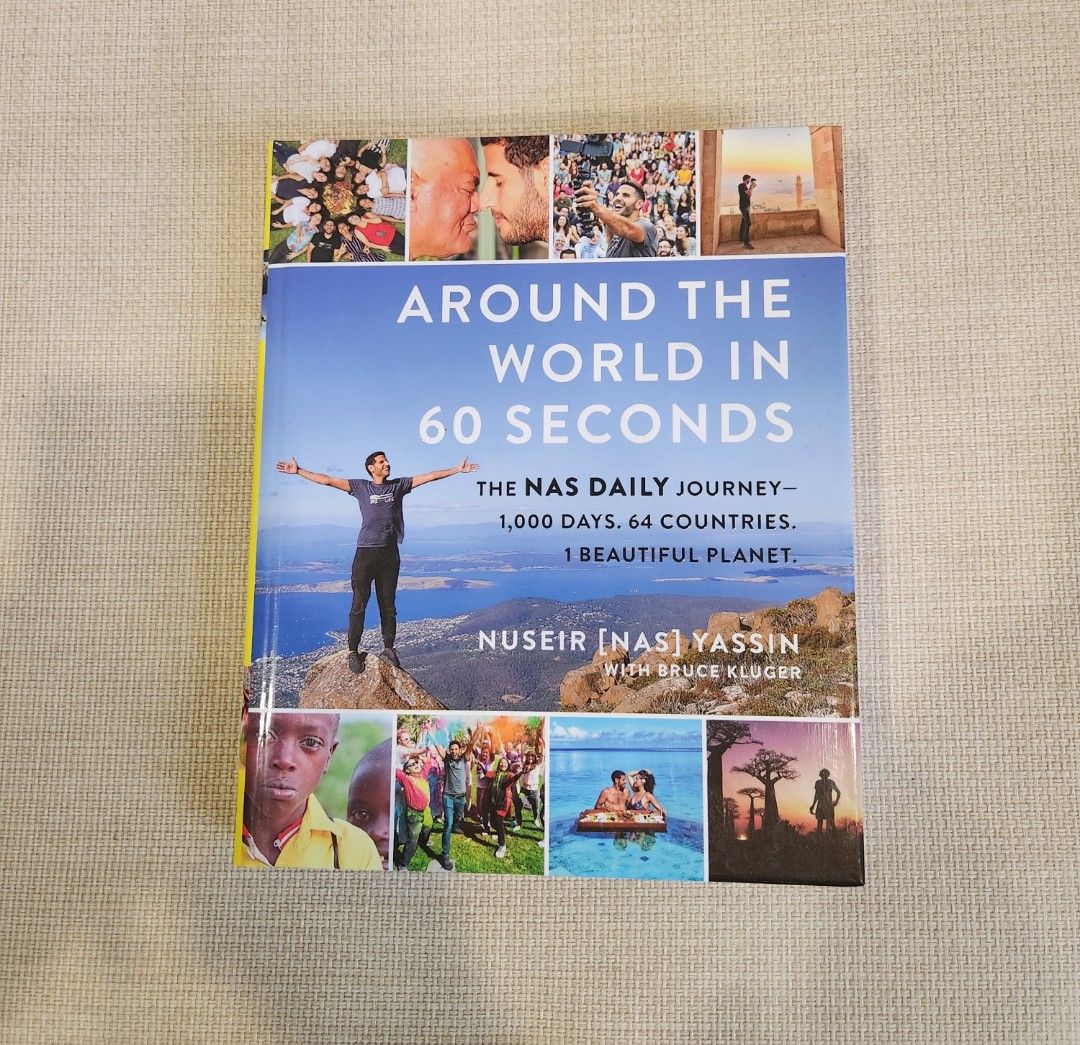 Around the World in 60 Seconds Hardcover Book, Hobbies & Toys, Books ...