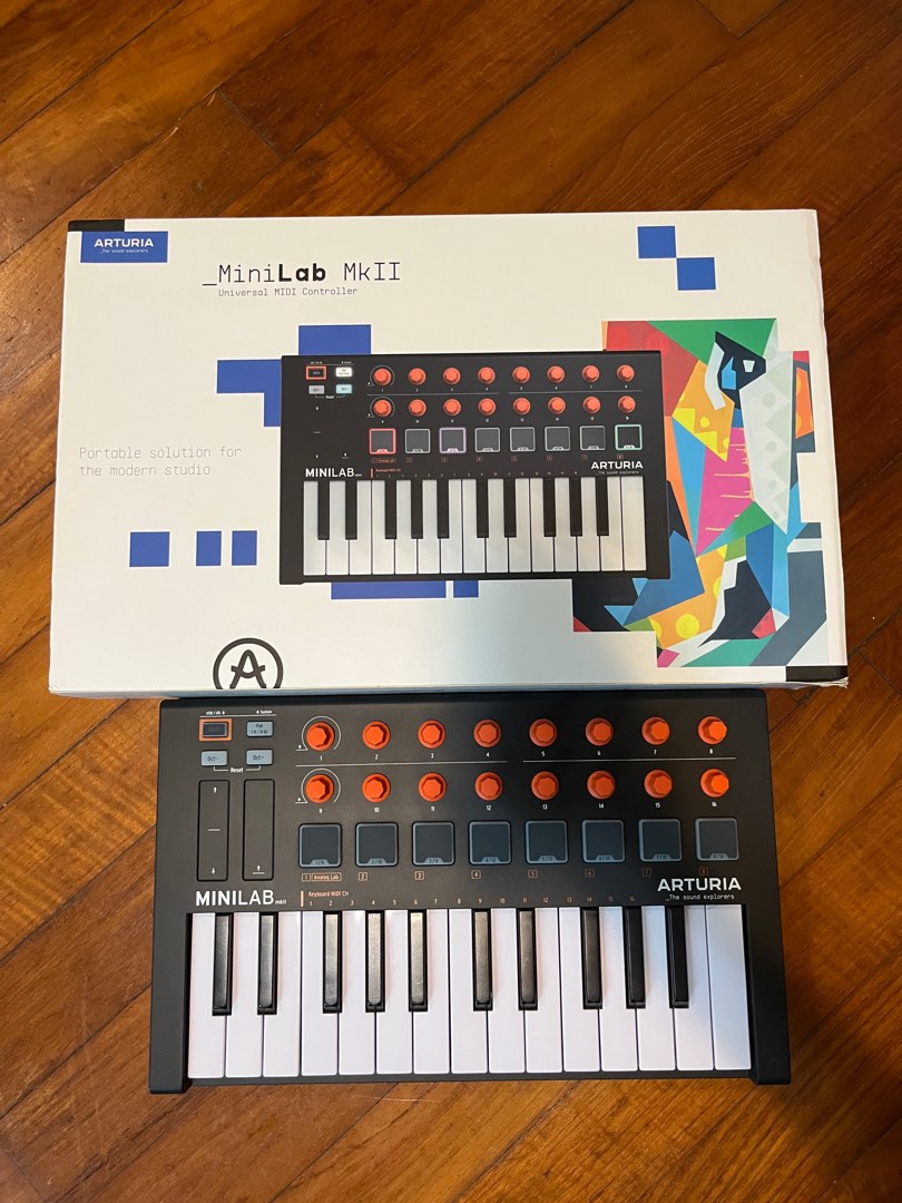 Arturia MiniLab MkII Mini MiDi, Hobbies & Toys, Music & Media, Musical ...