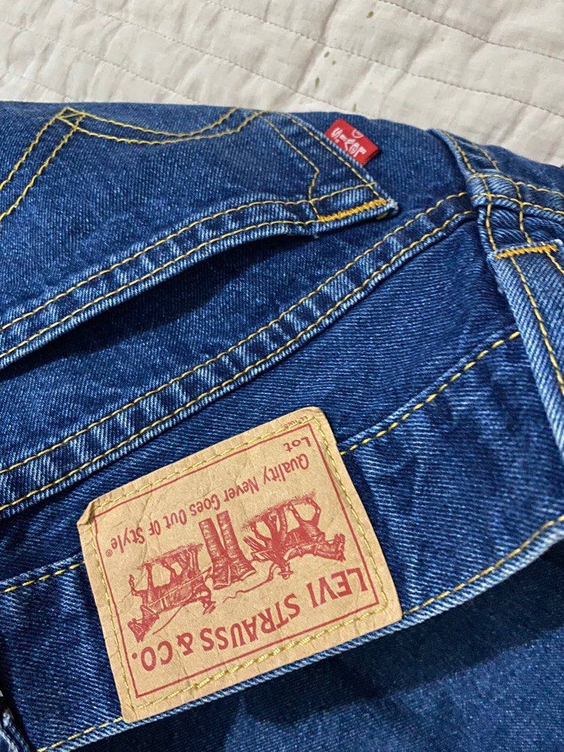 AUTHENTIC LEVIS TOKONG JEANS DENIM VINTAGE BLUE HIGHWAISTED SHORT TOKONG JEANS, Women's Fashion ...