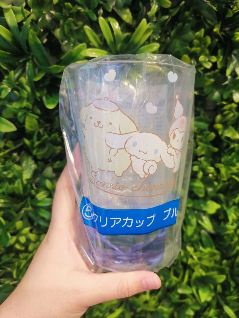 Authentic Sanrio Friends Kuji Cup Blue Pompompurin pompom Cinnamoroll ...