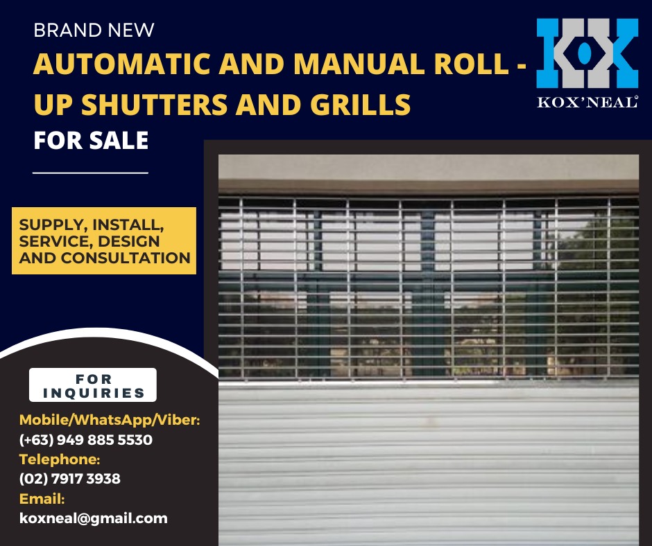 AUTOMATIC ROLL - UP SHUTTER AND GRILLS COMBINATION, Commercial ...
