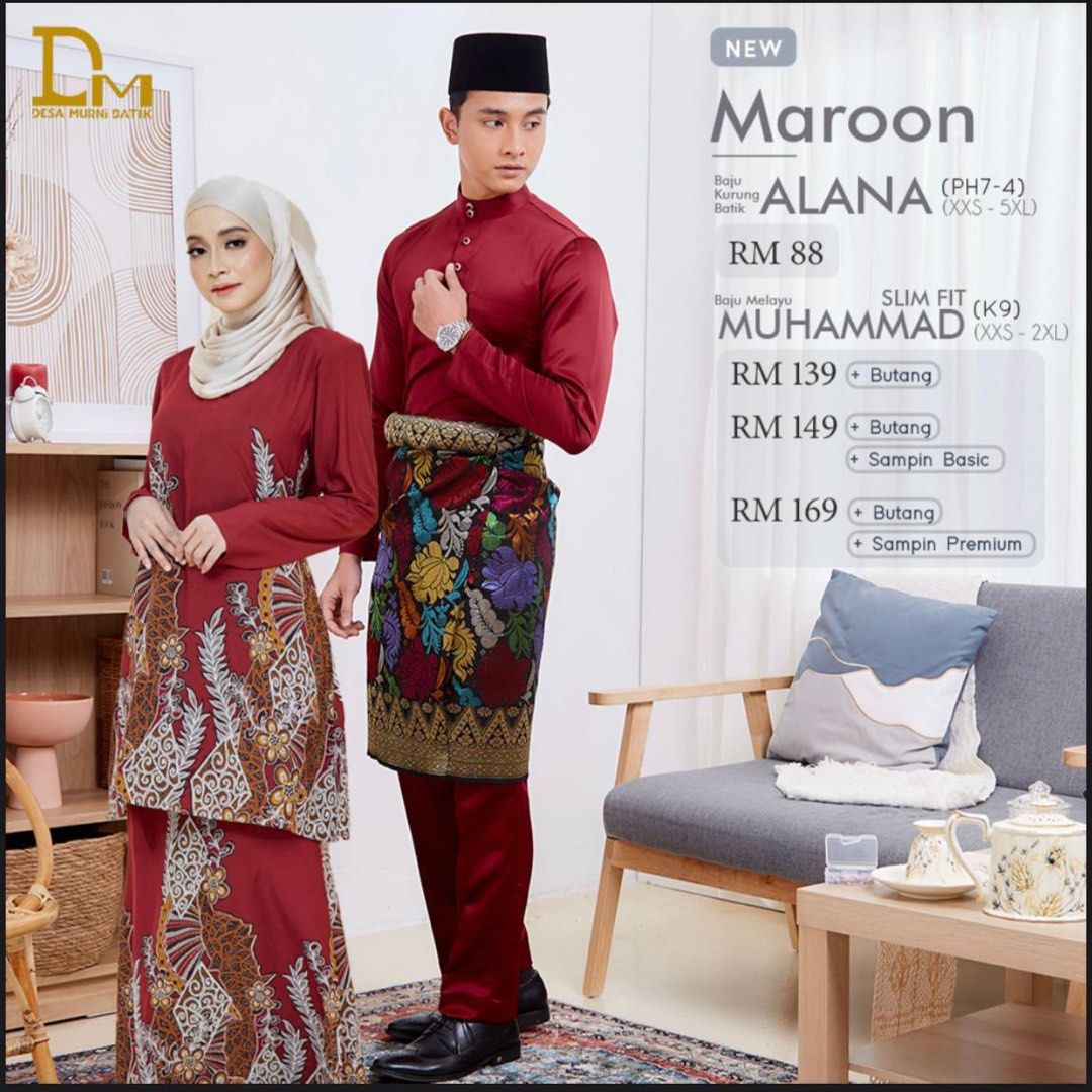 Baju Melayu Muhammad Exclusive, Men's Fashion, Tops & Sets, Sets ...