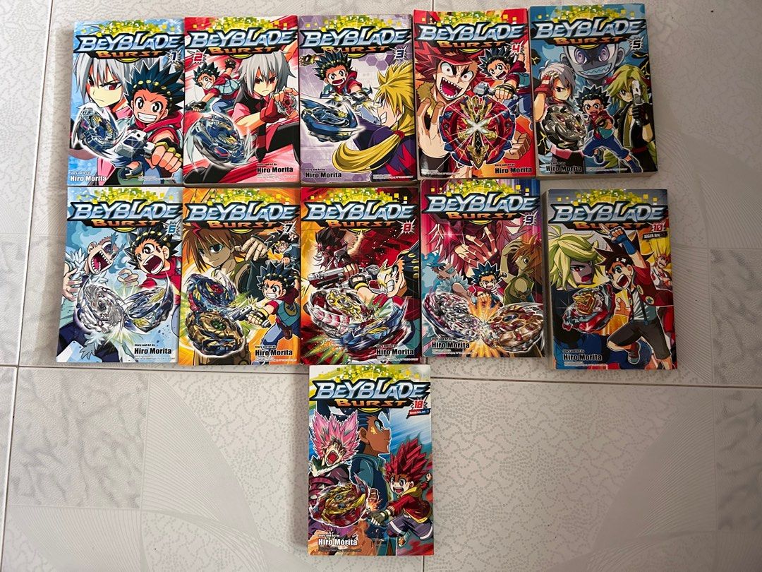 Beyblade comics book set 1-10&18, Hobbies & Toys, Books & Magazines ...