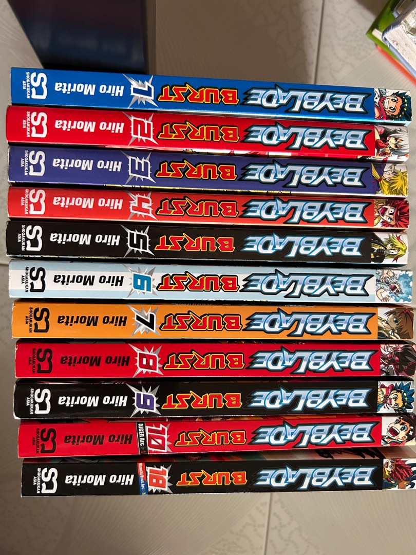 Beyblade comics book set 1-10&18, Hobbies & Toys, Books & Magazines ...