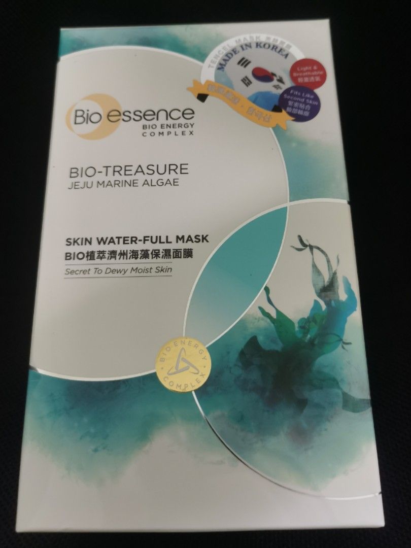 Bio-essence Skin Water-Full Mask | NEW, Beauty & Personal Care, Face ...