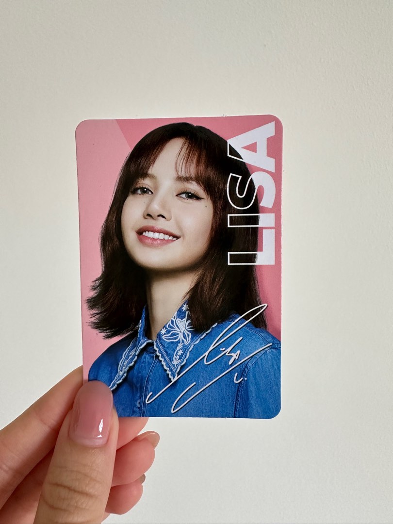 BlackPink x Oreo Photo card (Lisa), Hobbies & Toys, Memorabilia ...