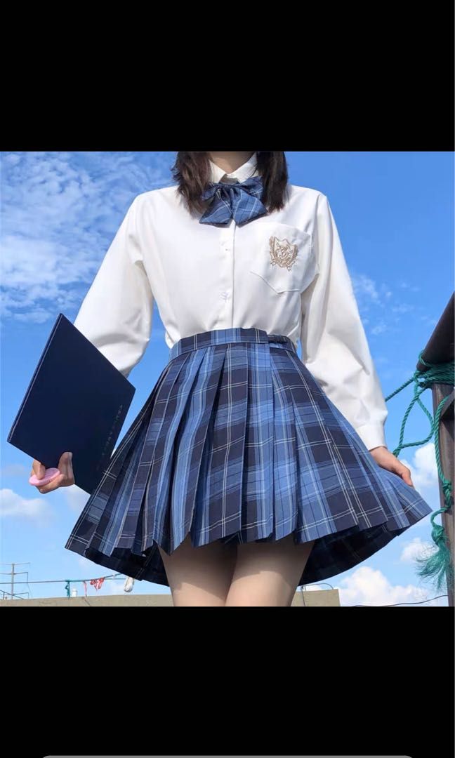 Blue JK School Uniform Cosplay, Hobbies & Toys, Memorabilia ...