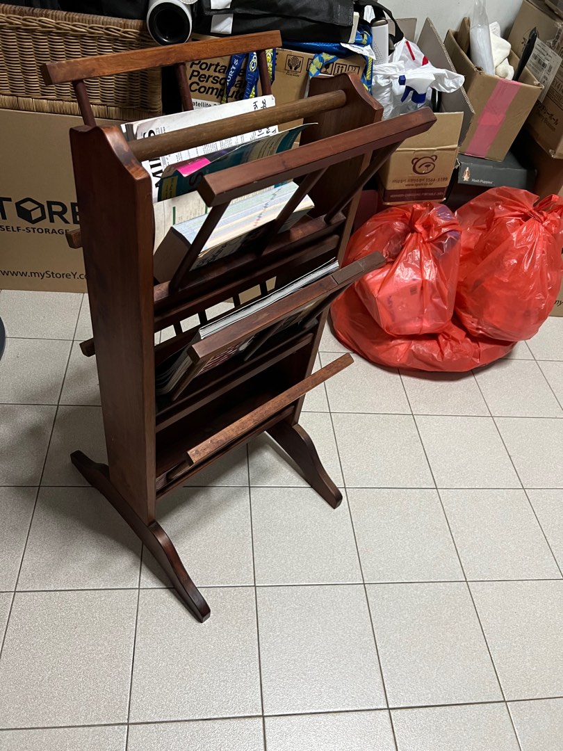 Book rack, Furniture & Home Living, Furniture, Shelves, Cabinets ...