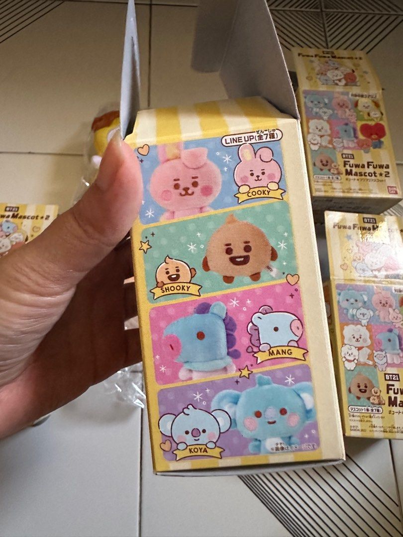 BT21 Fuwa Fuwa Mascot Keyring, Hobbies & Toys, Memorabilia & Collectibles, K-Wave on Carousell