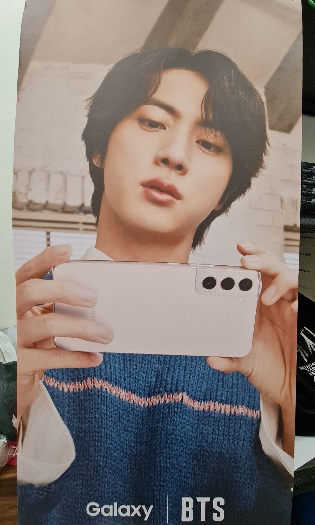 BTS JIN 2 feet photo exclusivle from samsung, Hobbies & Toys, Memorabilia & Collectibles, K-Wave ...