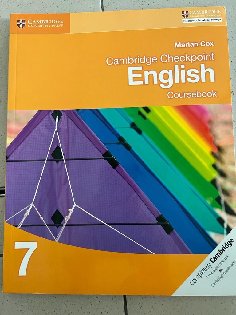 Cambridge Checkpoint English Coursebook & Workbook | 7, Hobbies & Toys ...