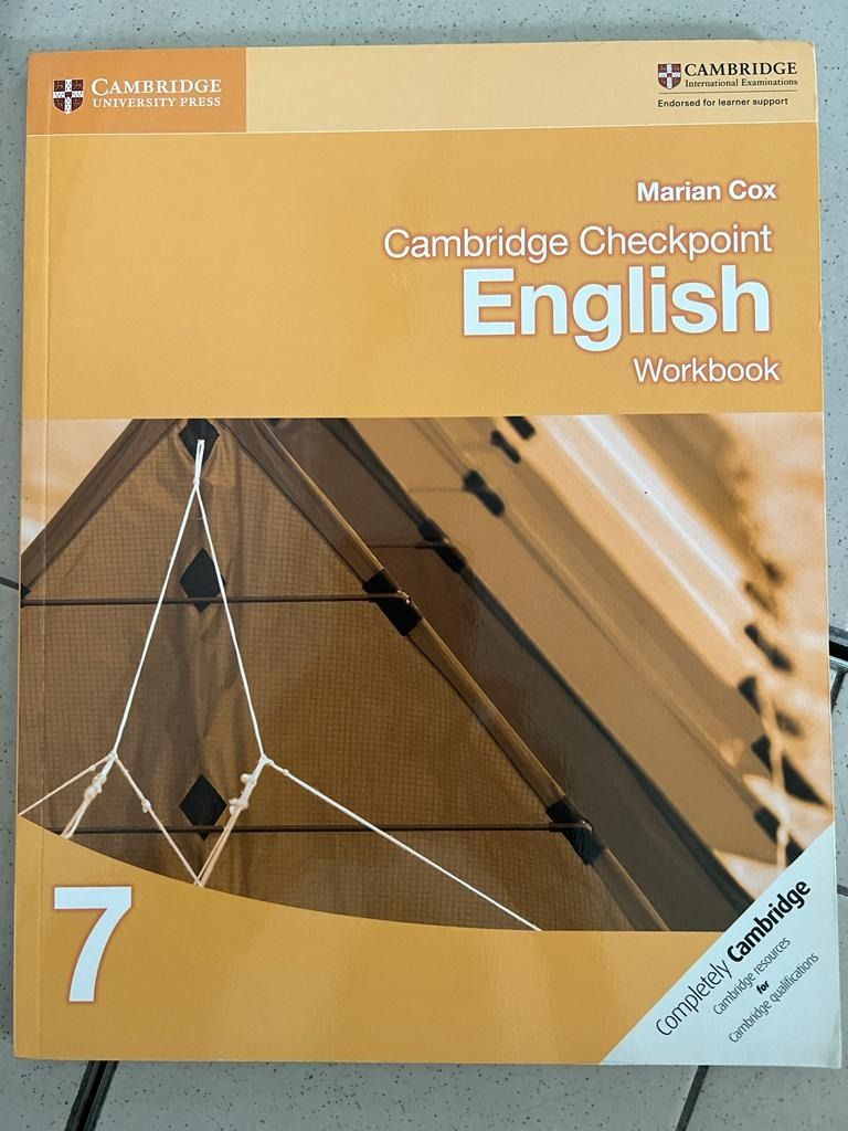 Cambridge Checkpoint English Coursebook & Workbook | 7, Hobbies & Toys ...