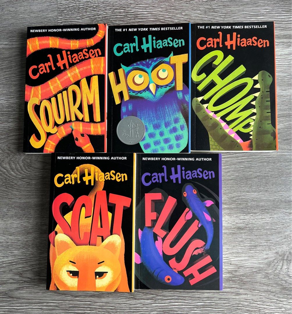 Carl Hiaasen Books Set, Hobbies & Toys, Books & Magazines, Children's ...