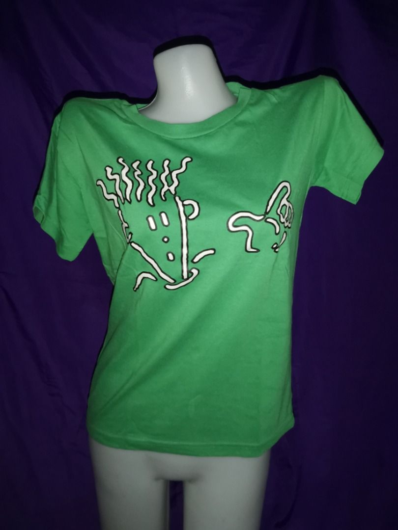 cartoon character Fido Dido green shirt / top, Women's Fashion, Tops ...