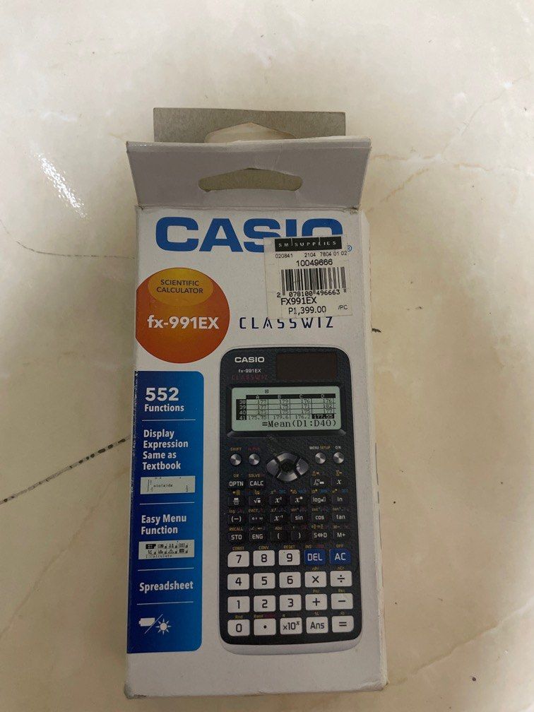 Casio Classwiz fx-991EX scientific calculator, Computers & Tech, Parts ...