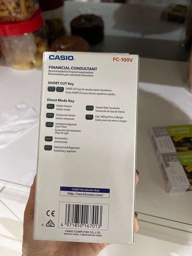 Casio FC-100v financial consultant, Hobbies & Toys, Stationery & Craft ...