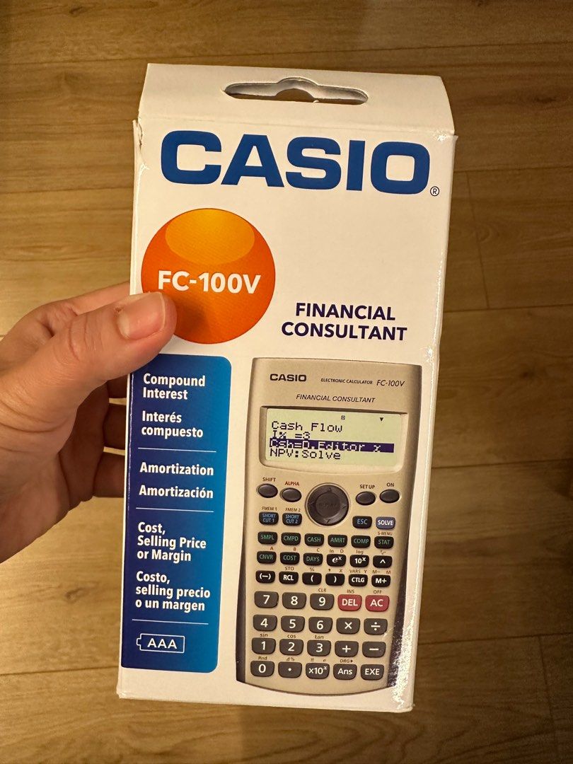 Casio Financial Calculator FC-100V, Everything Else on Carousell