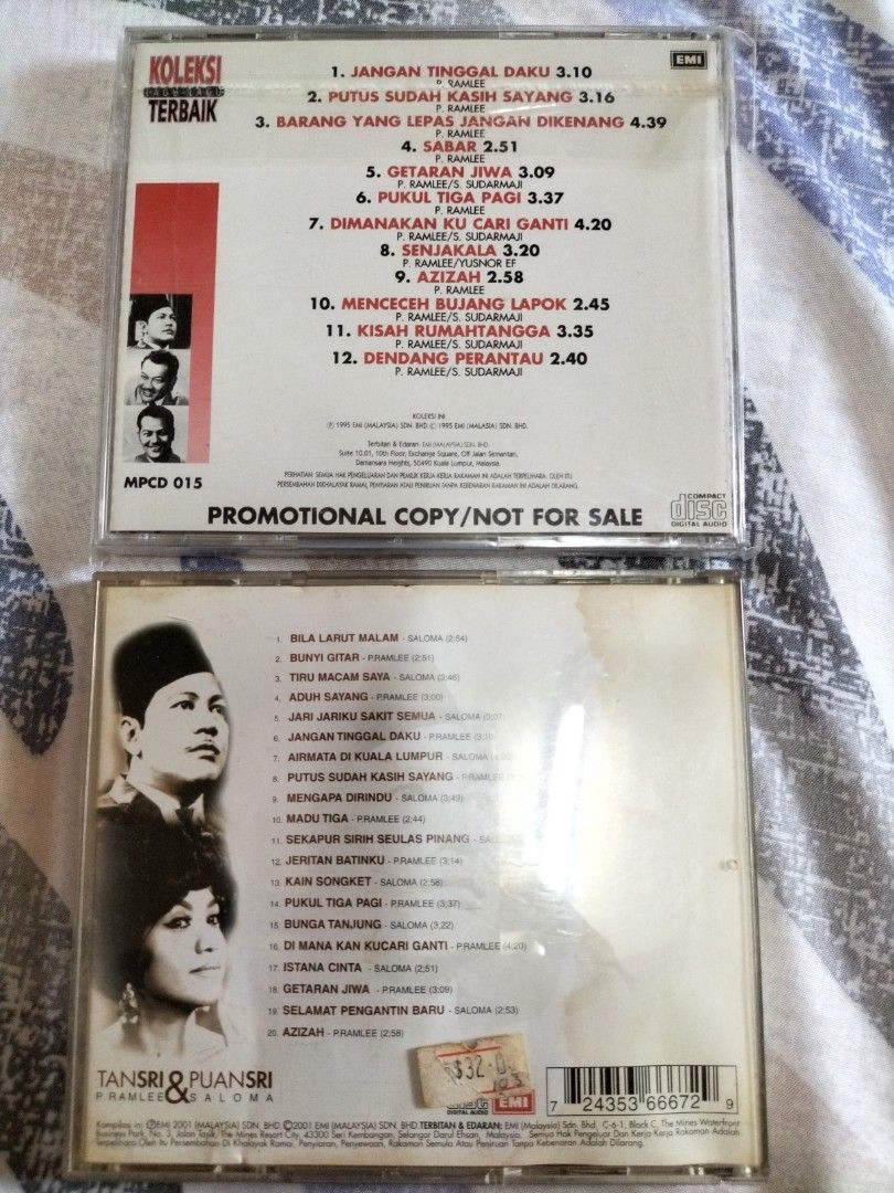 Cd P Ramlee Dan Saloma Hobbies And Toys Music And Media Cds And Dvds On Carousell