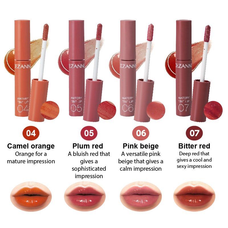 Cezanne Watery Lip Tint 04 Caramel Orange, Beauty & Personal Care, Face, Makeup Products on ...