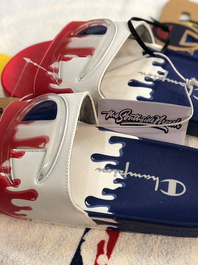 Champion Brand IPO Drip Slides, Men's Fashion, Footwear, Slippers ...
