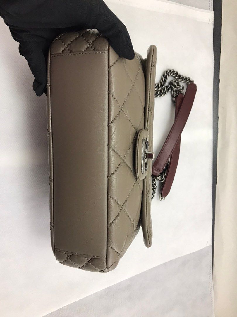 Chanel Bi Colour Flap bag, Luxury, Bags & Wallets on Carousell