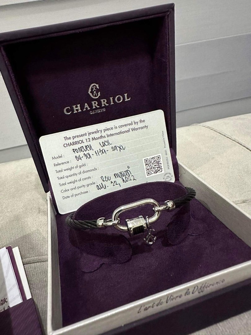 Charriol Forever Lock Bracelet, Luxury, Accessories on Carousell