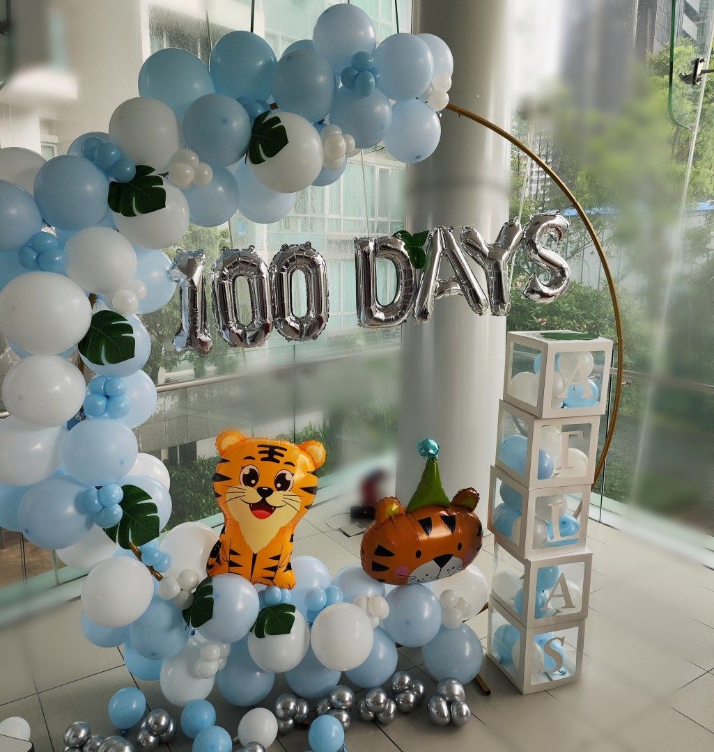 Circle Balloon Arch With Balloon Alphabet Boxes, Lifestyle Services ...