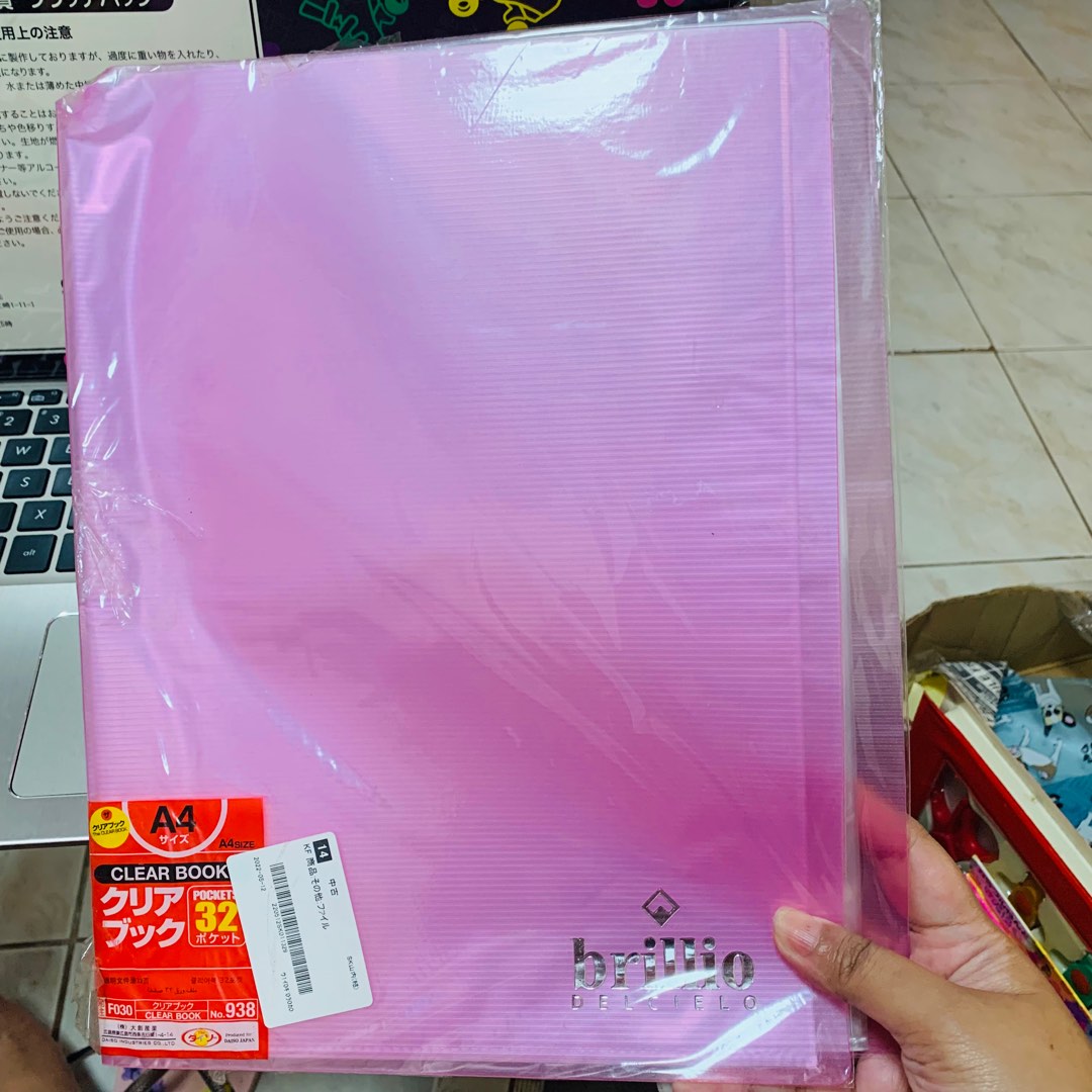 Clear book Random Designs, Hobbies & Toys, Stationary & Craft ...