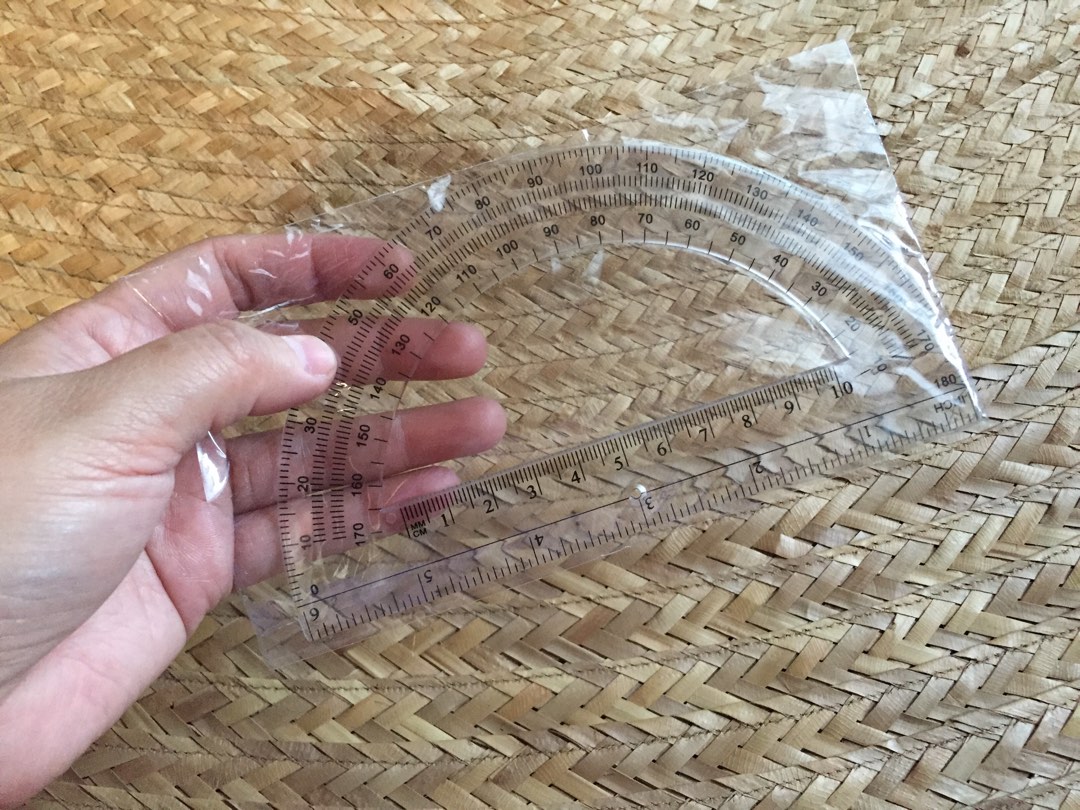 Clear Protractor on Carousell