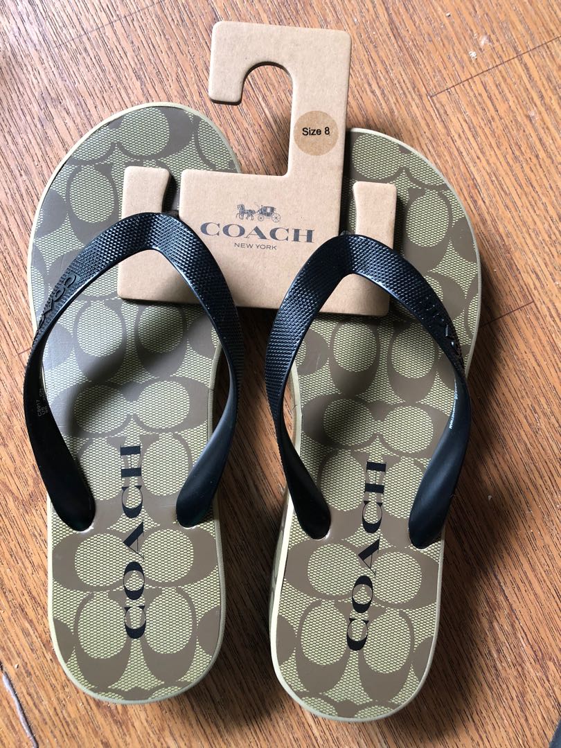 Coach Lynn Signature Flip Flop, Men's Fashion, Footwear, Slippers ...