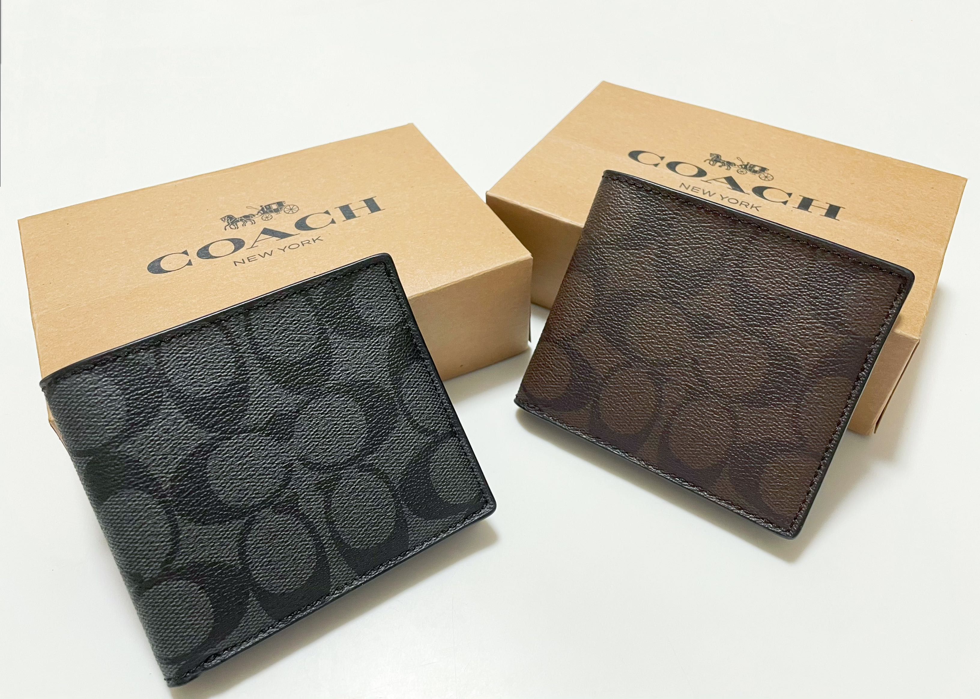 Coach Men Wallet, Men's Fashion, Watches & Accessories, Wallets & Card ...