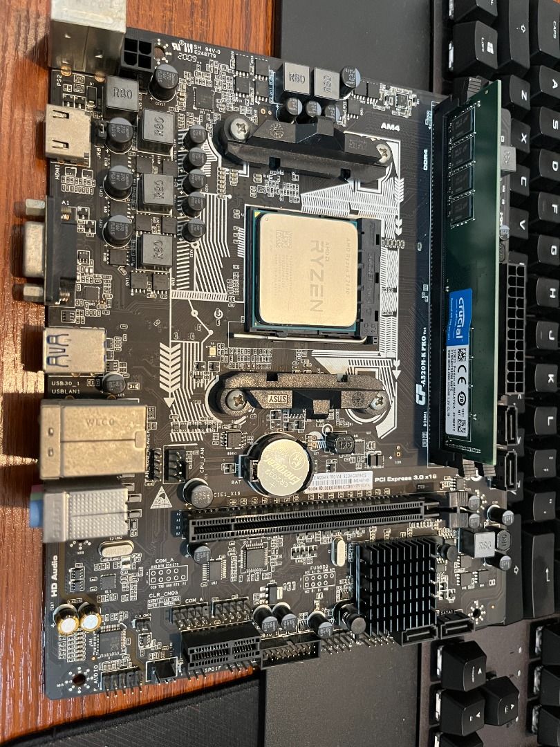 Colorful C.A320M-K PRO V14 Motherboard (AM4 Socket) with I/O Shield ...