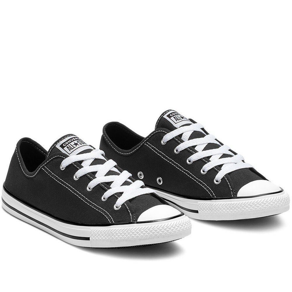 Converse Women Chuck Taylor All Star Dainty Ox Black White Womens