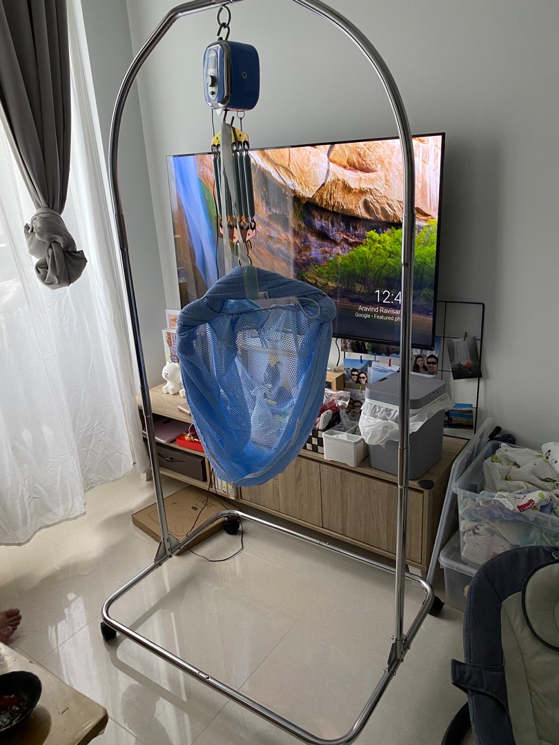 Cradle blue, Babies & Kids, Baby Nursery & Kids Furniture, Cots & Cribs ...