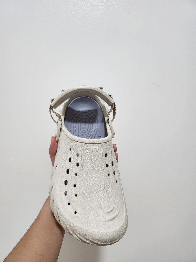 Crocs Echo Clog Stucco M5/W7, Women's Fashion, Footwear, Slippers and slides on Carousell