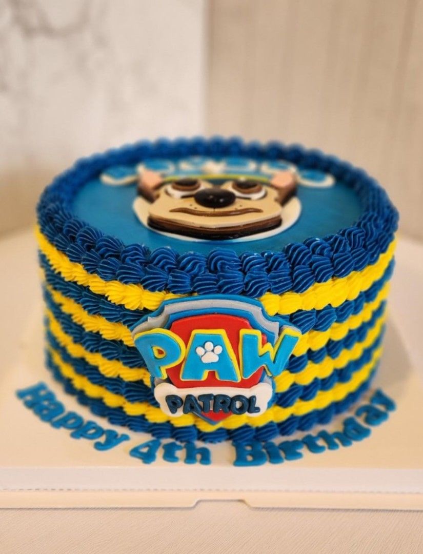 Customised Cake PAW PATROL Birthday Cake🎂, Food & Drinks, Homemade ...