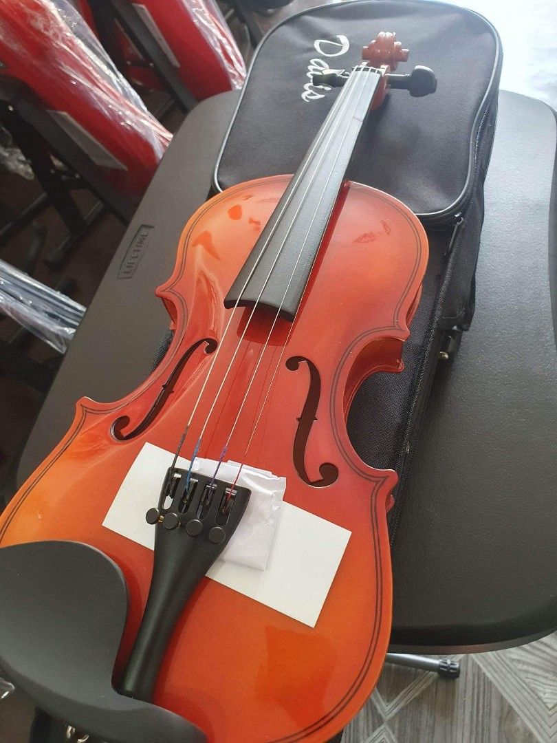 Davis Violin Original All Sizes (1/2, 3/4, 4/4) Solid Wood, Hobbies ...
