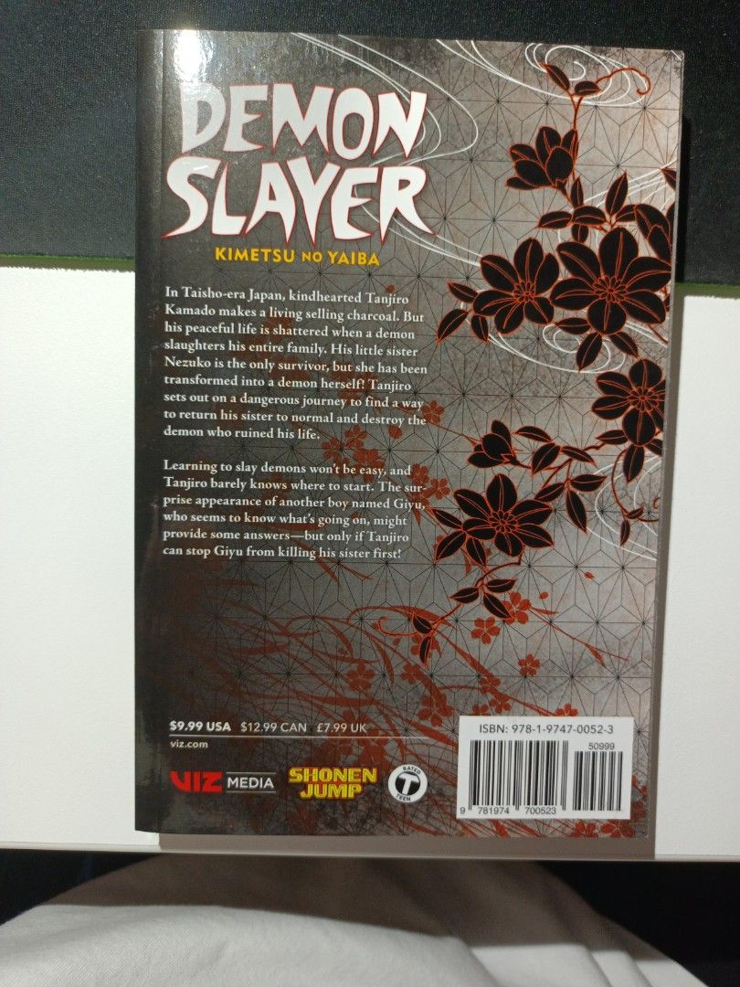 Demon slayer book 1, Hobbies & Toys, Books & Magazines, Comics & Manga ...
