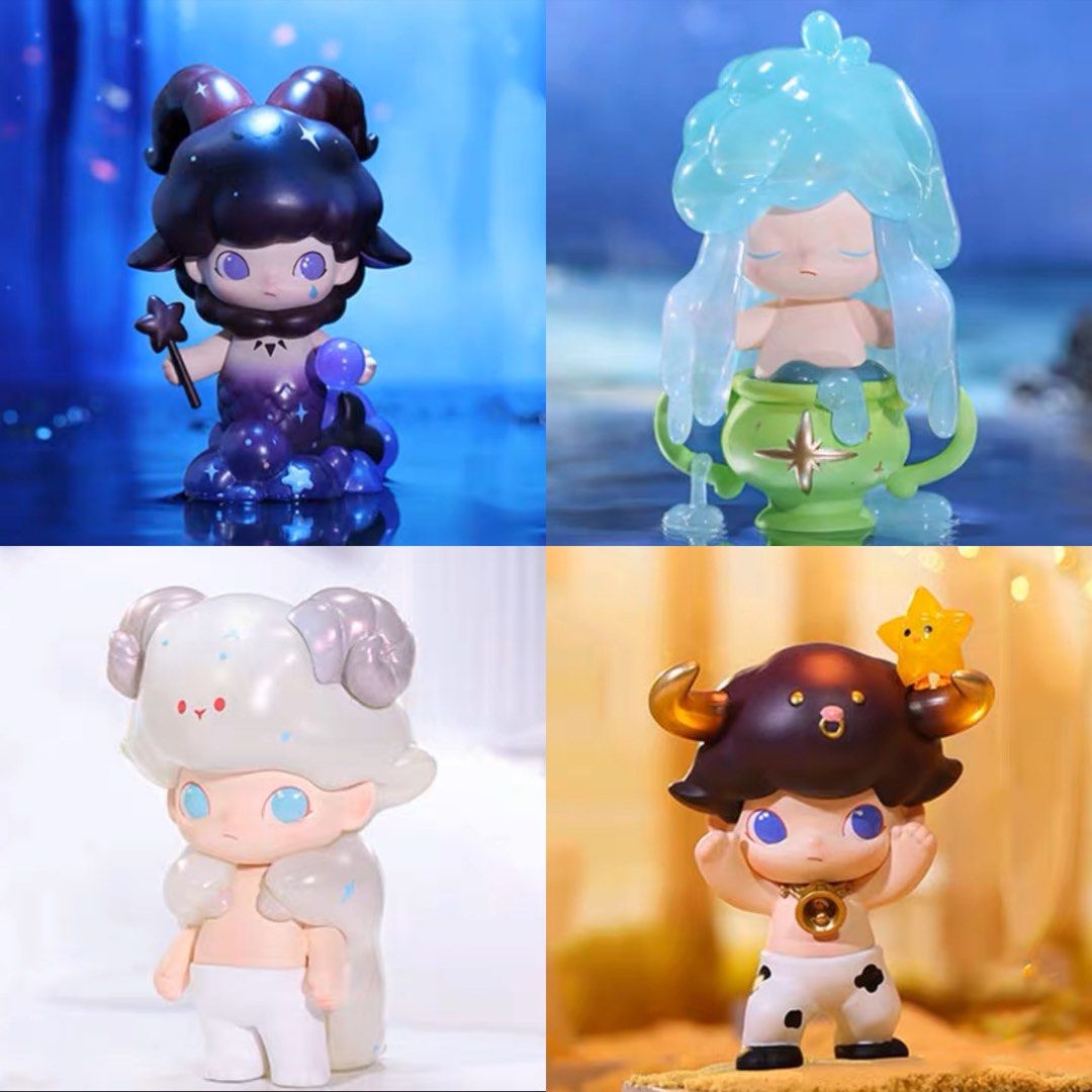 DIMOO ZODIAC SERIES POPMART / FULL SET / SINGLE BLIND BOX / ABLE TO ...